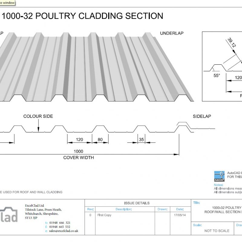ExcelClad 1000-20 Poultry Liner - ExcelClad